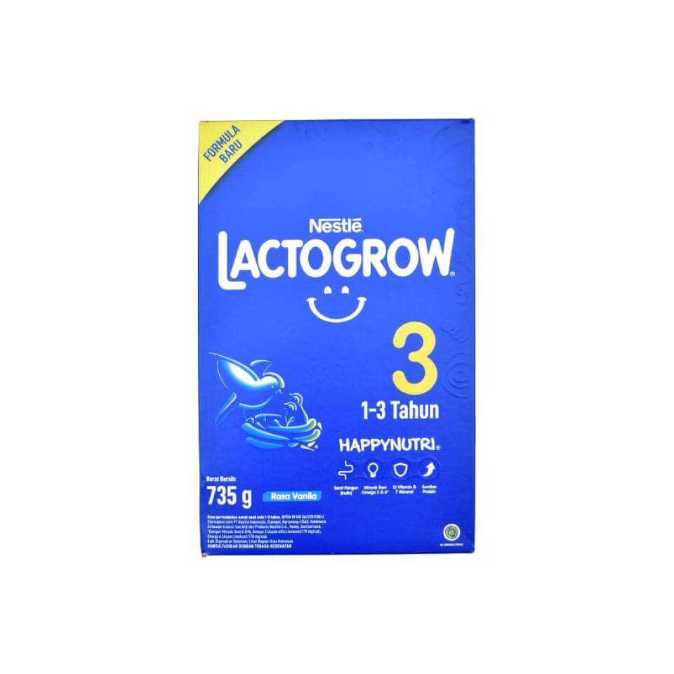 Jual Lactogrow Susu Anak Pro 1+ Pertumbuhan 1 - 3 Tahun Vanila Box 735 ...