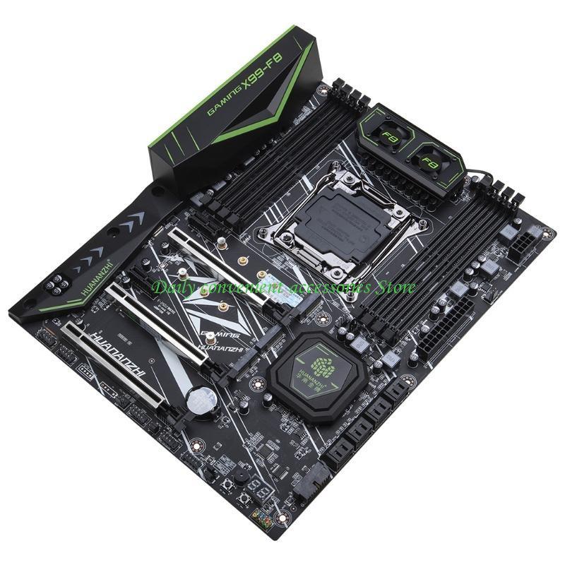 Jual 97QB x99 F8D Computer Motherboard CPU Socket LGA 2011-3 USB Slots ...