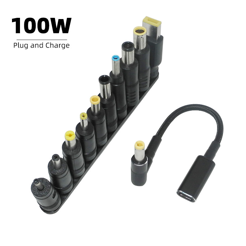 Jual 100W Type C to Universal Notebook Adapter Connecter Dc Jack Usb C ...