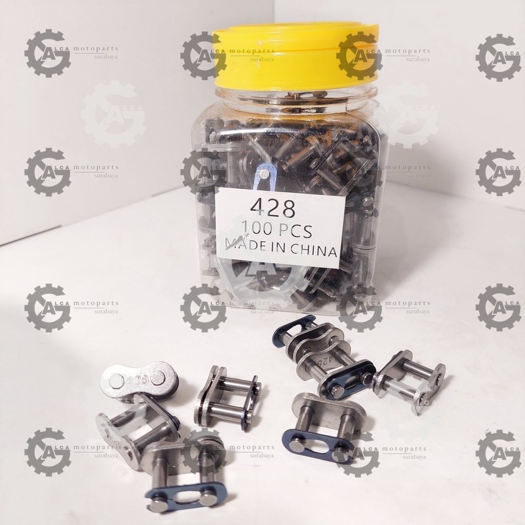 Jual Sambungan Rantai Motor 420 / 428H / 428 / 520 – Master Link Rantai ...
