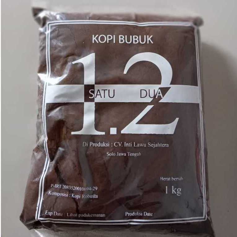 Jual Kopi Bubuk Hitam 1 kg / Bukan Kopi Arabika / Kopi Bubuk 1.2 / Kopi ...
