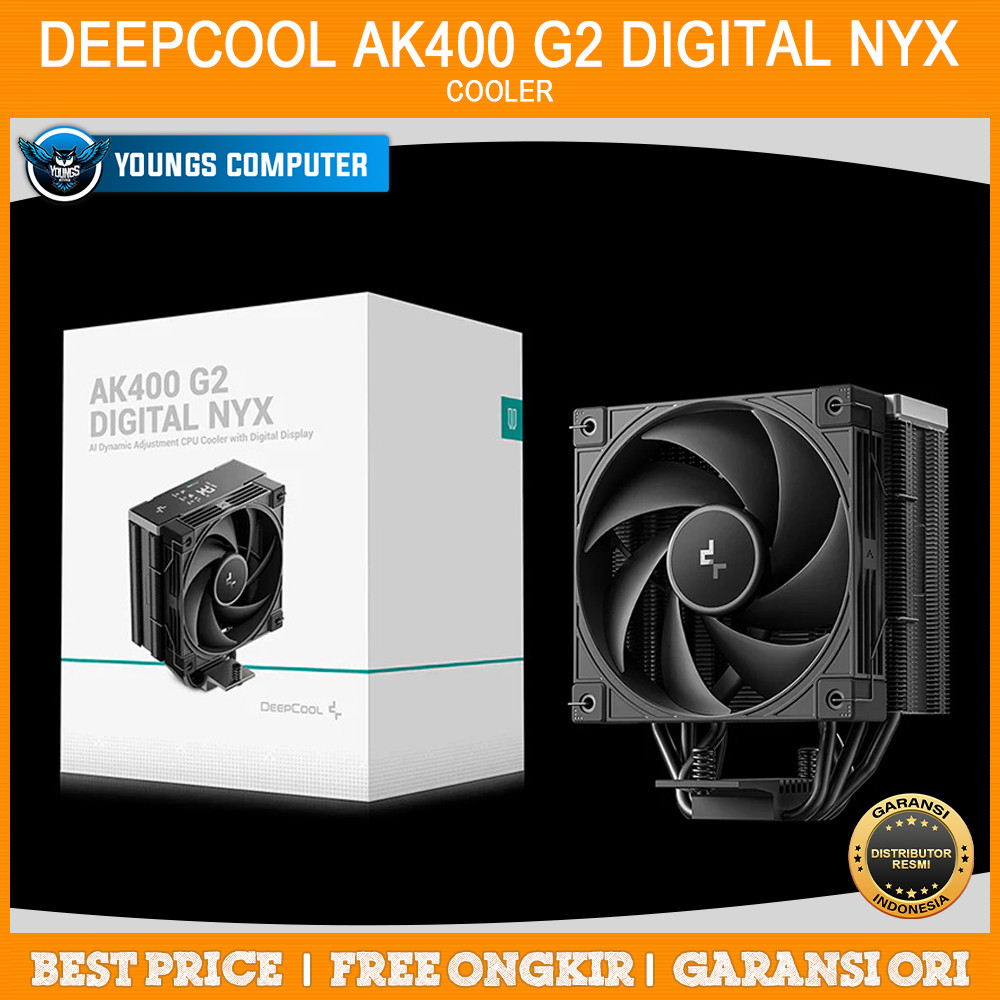 Jual DEEPCOOL AK400 G2 DIGITAL NYX 12CM FAN CPU Air Cooler | Shopee ...