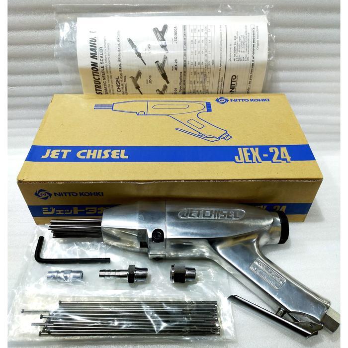 Jual NITTO KOHKI JEX-24 Pneumatic Jet Chisel Needle Scaler Medium Duty ...