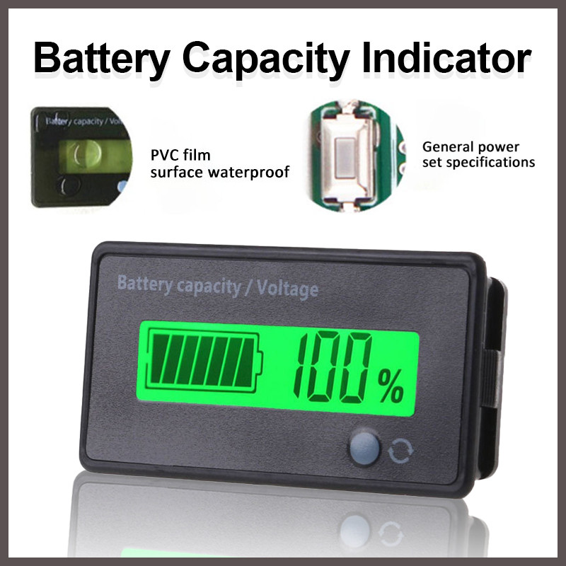 Jual Lead Acid Lithium Battery Capacity Indicator 12V 24V 36V 48V ...