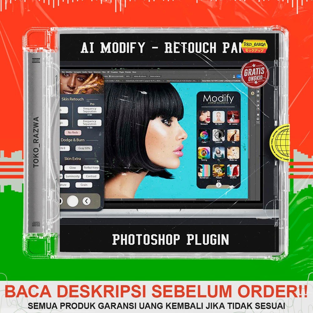 Jual Photoshop Plugin - AI Modify - Retouch Panel - 250225 | Shopee ...