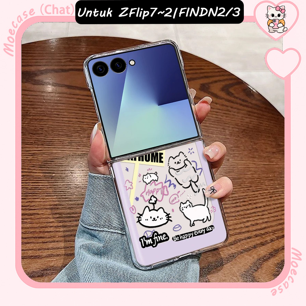 Jual Moecase Eksklusif Unik Casing Lipat Lucu Case Samsung Z Flip 7 /2 ...