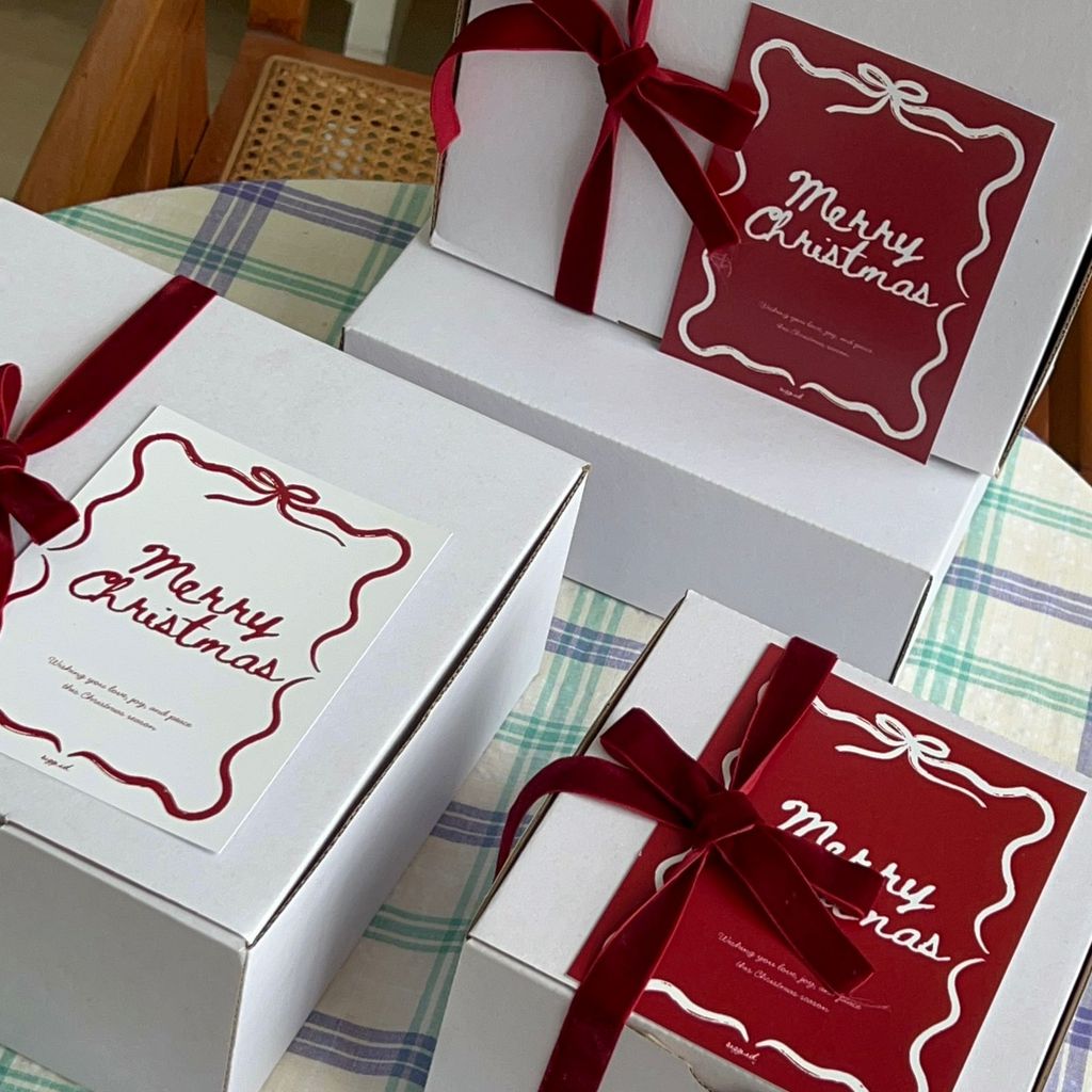 Jual Extra Kotak Hampers Natal / Christmas Box / Christmas Hampers Box ...