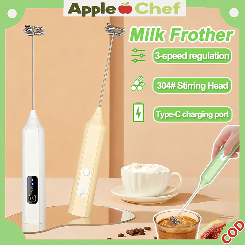 Jual AppleChef Pembuih Susu Pengocok Telur Mini Hand Mixer Alat Kocok ...