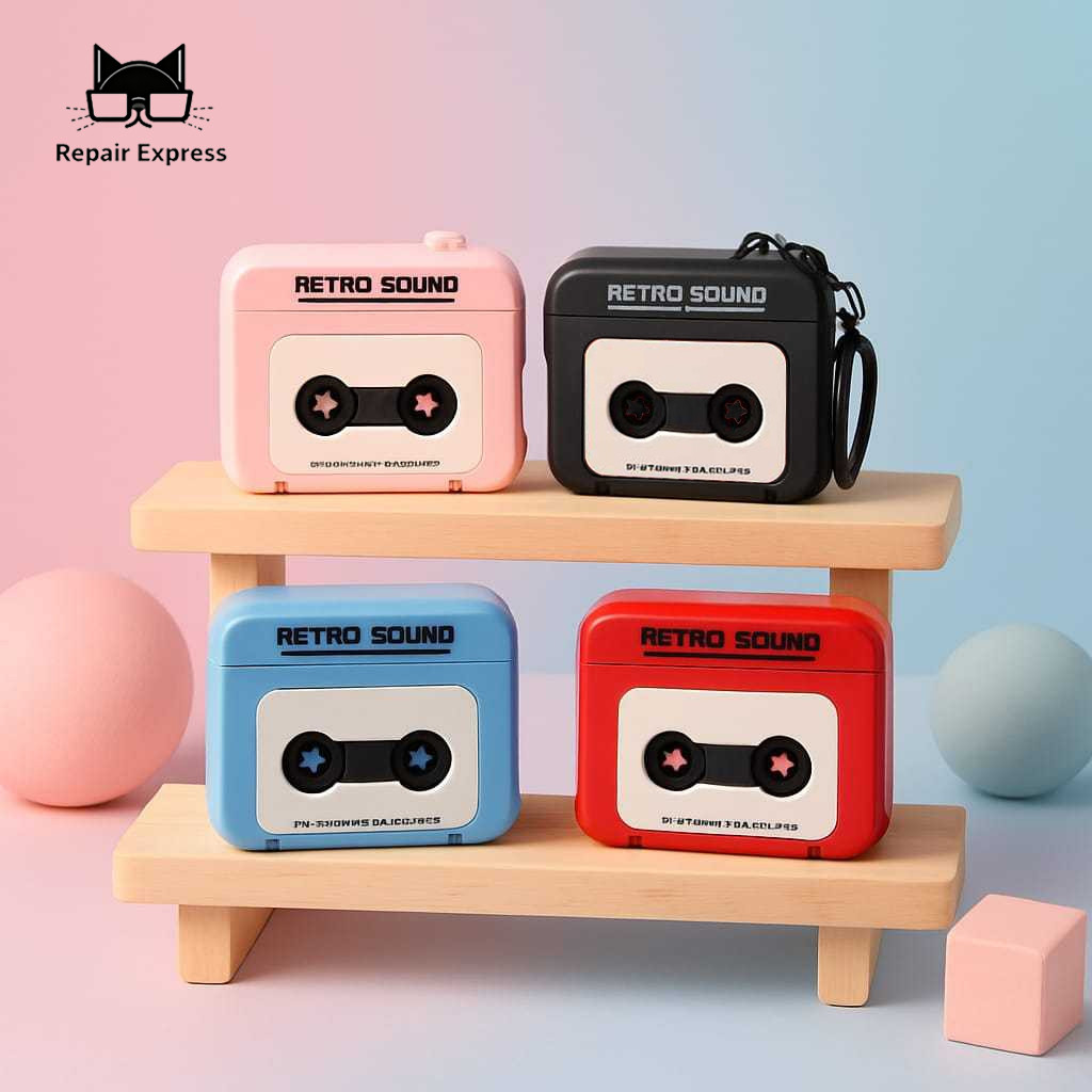 Jual GANTUNGAN KUNCI RETRO SOUND Bentuk Radio Rekam Lagu Key ChainTape ...