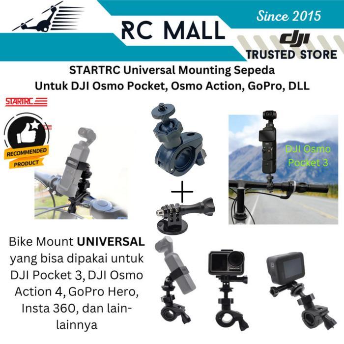Jual lensakitabest Bike Mount Bracket Mounting DJI Osmo Nano DJI Osmo Pocket 3 DJI Osmo Action 5 ...