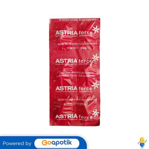 Jual Astria Force 6 Mg Strip 6 Kapsul | Shopee Indonesia