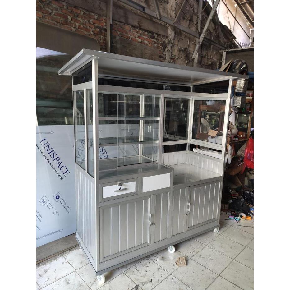 Jual GEROBAK ALUMINIUM CUSTOM | Shopee Indonesia
