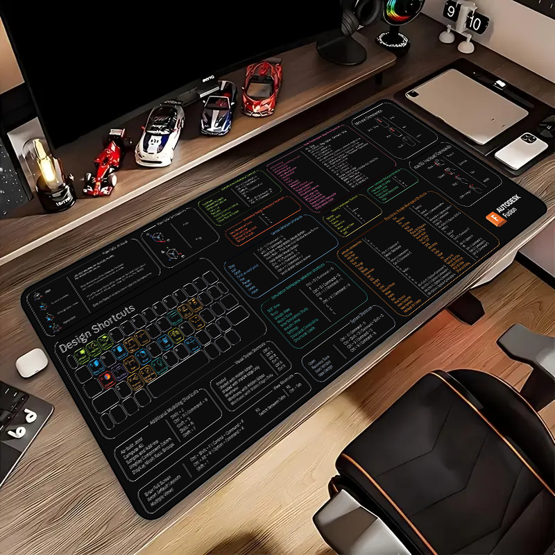 Jual Extended AUTODESK Fusion Shortcut Key Mouse Pad Offices ...
