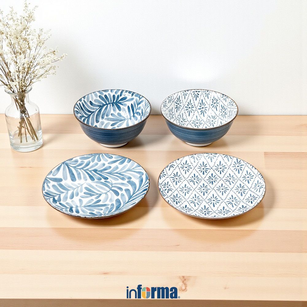 Jual Informa Appetite Set 4 Pcs Hitomi Piring Salad & Mangkuk Saji ...