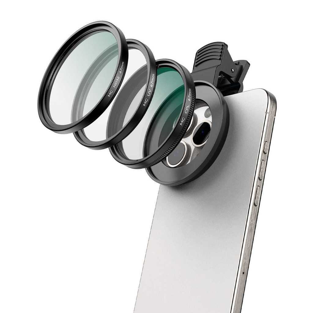 Jual APEXEL Lensa Filter Kamera Smartphone Multi Coating UV/CPL/ND 67mm ...