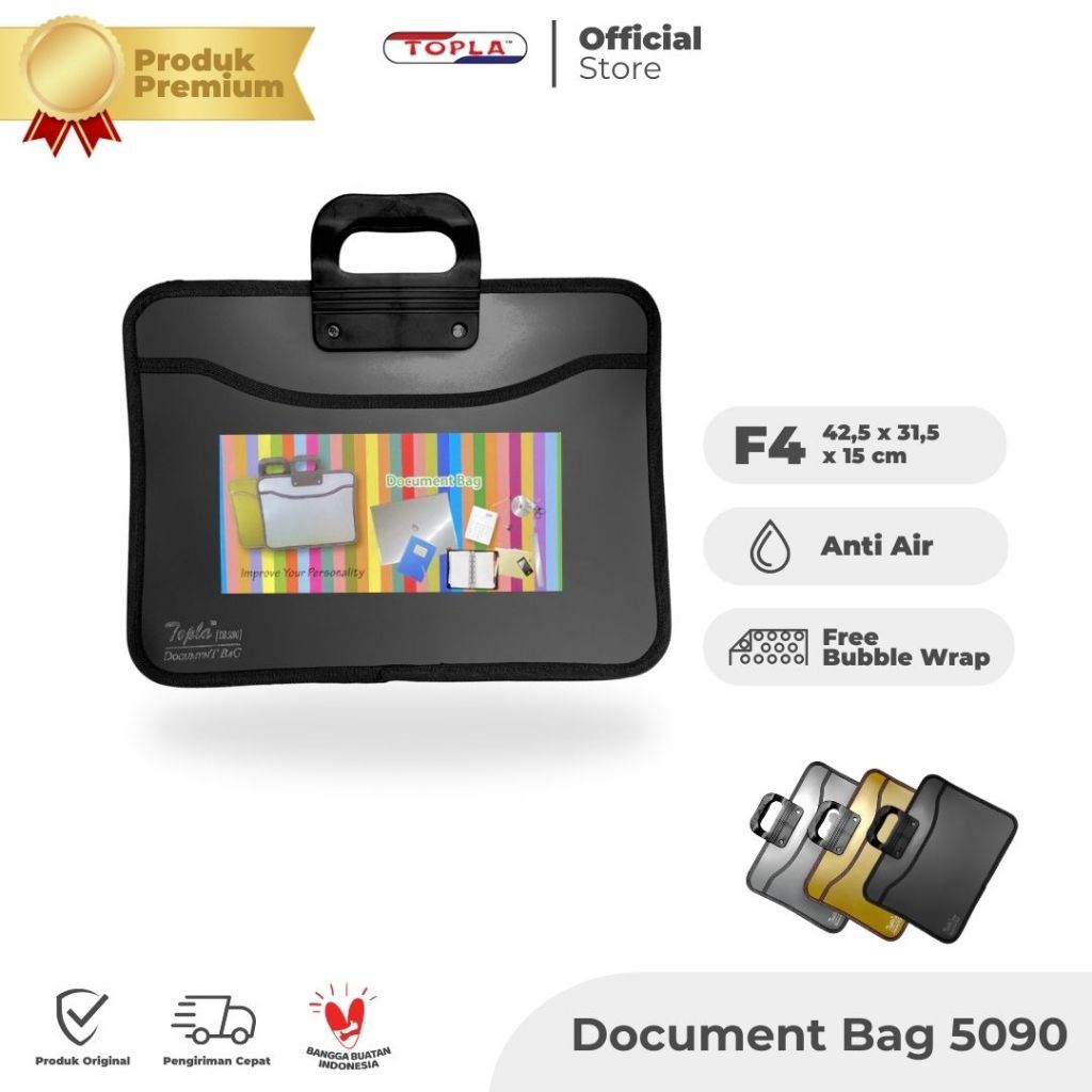 Jual Document bag 5090 tas dokumen folder sekolah dan kantoran ...