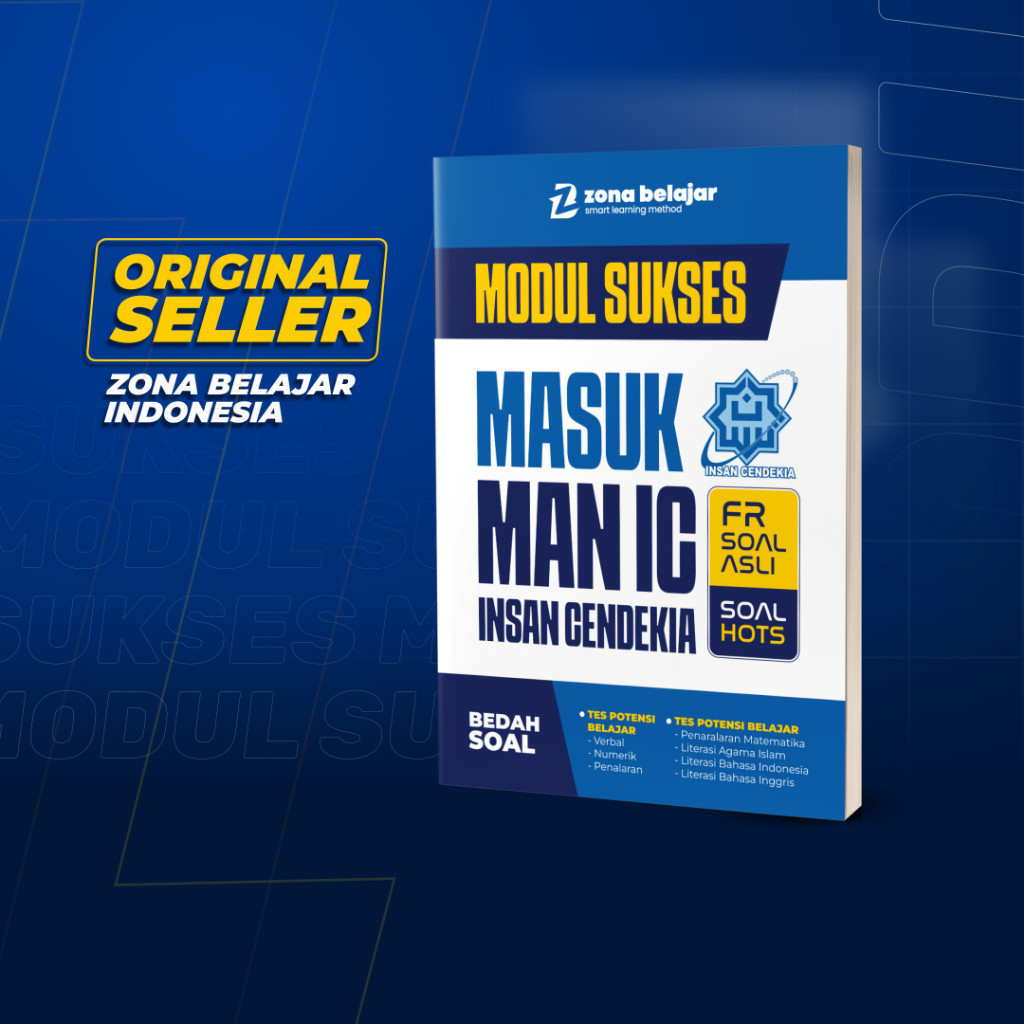 Jual ZONA BELAJAR - MODUL SUKSES MASUK MAN INSAN CENDEKIA (MAN IC ...