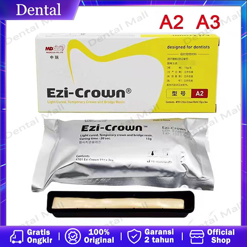 Jual Dental Ezi Crown Expired 2028 Temporary Crown Mahkota Sementara ...