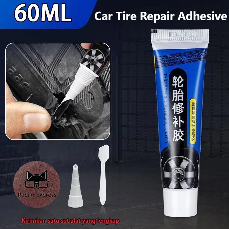 Jual 60ML Lem Tambal Perbaikan Ban Mobil Sepeda Motor Anti Bocor Tahan ...