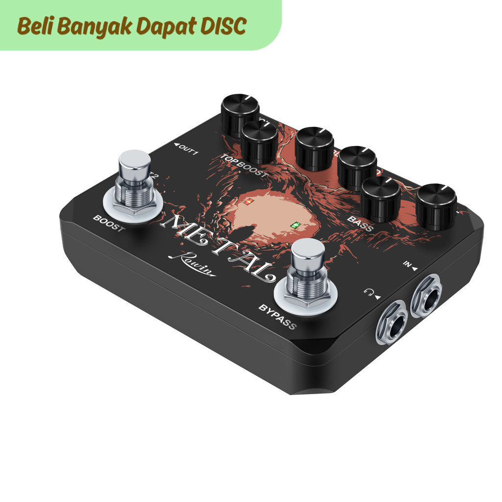 Jual TTN Heavy Metal stortion Guitar Effect Pedal with 80s or 90s Metal ...
