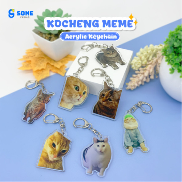 Jual Keychain Kucing Lucu | Gantungan Kunci Kucing Akmal | Ganci ...