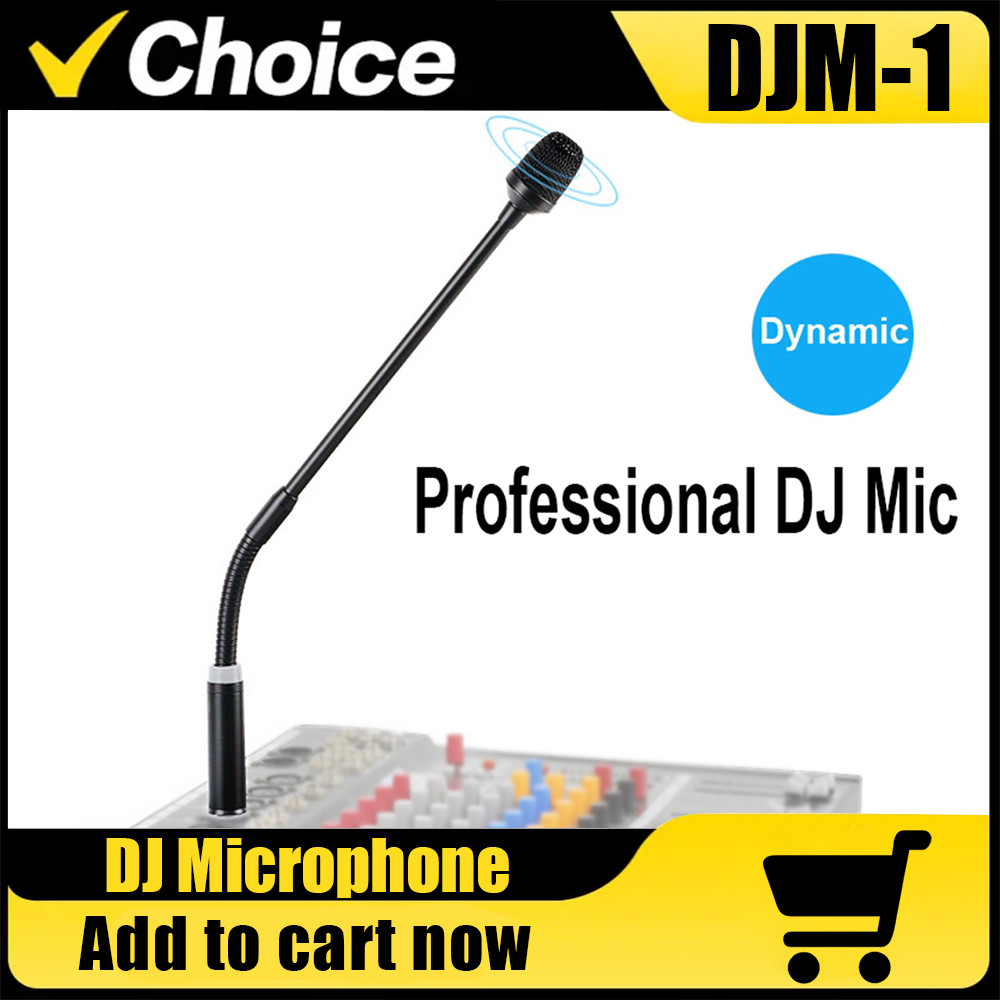 Jual Professional Dynamic DJ Microphone Gooseneck Mic for Mixers DJ ...