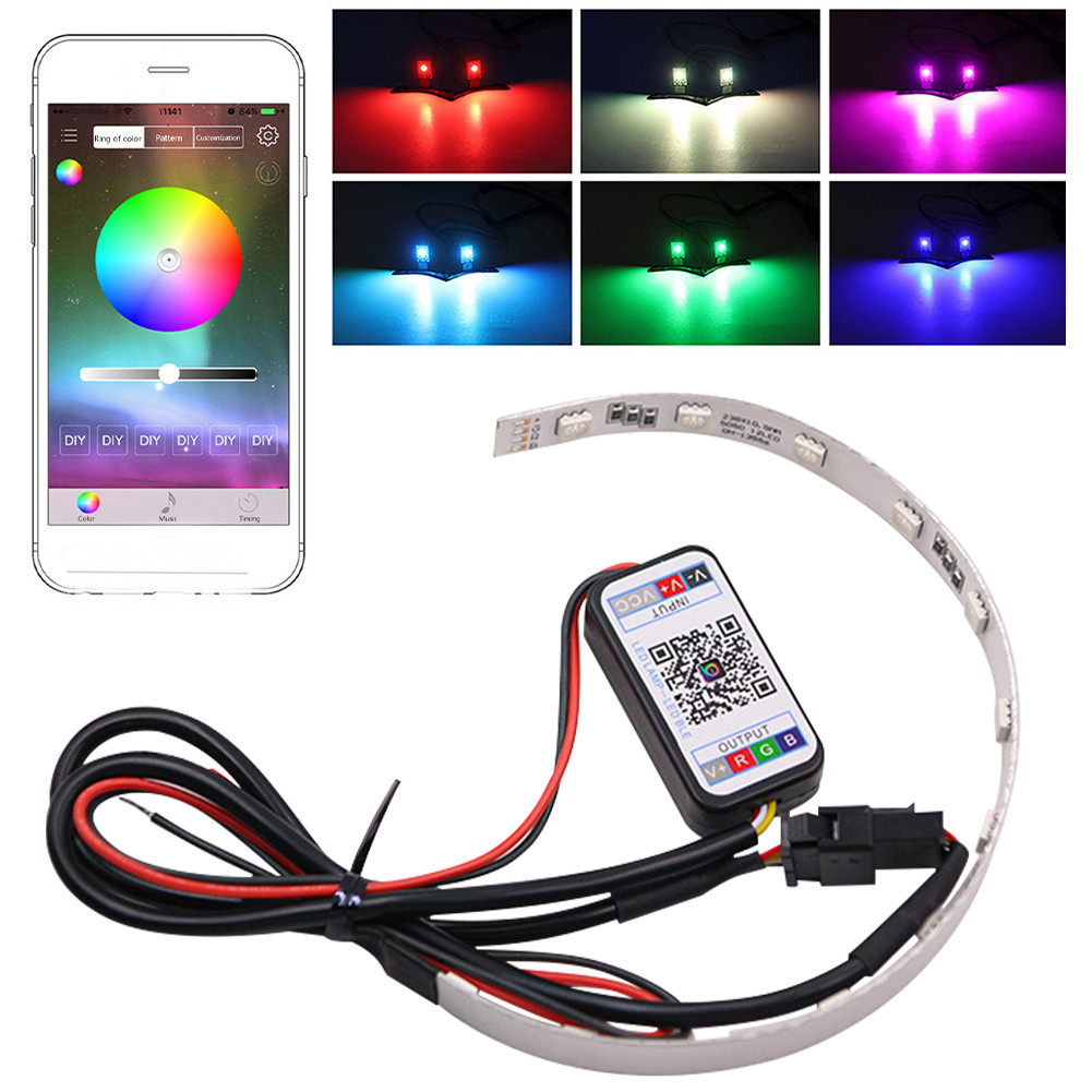 Jual LAMPU LED DEMON RGB / DEVIL RGB KONEKSI BLUETOOTH LED RAPAT ...