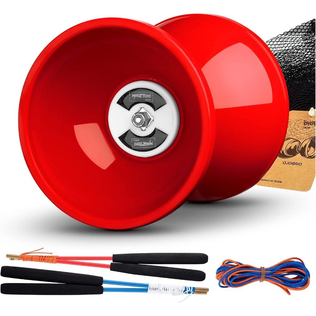 Jual Rare Magicyoyo Diabolo Pro Triple Bearing, High Performance Red ...