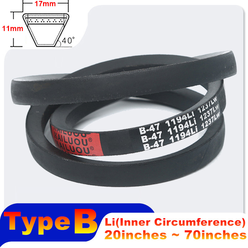 Jual V Belt Type B Rubber Drive Conveyor Belts Power Transmission Strap ...