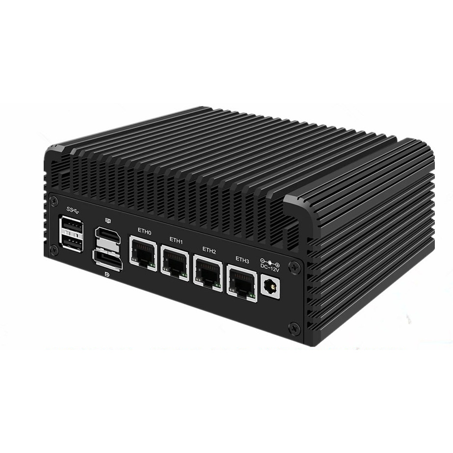 Jual Solid Fanless Mini PC Soft Router Intel i3 N305 N355 N150 N100 ...