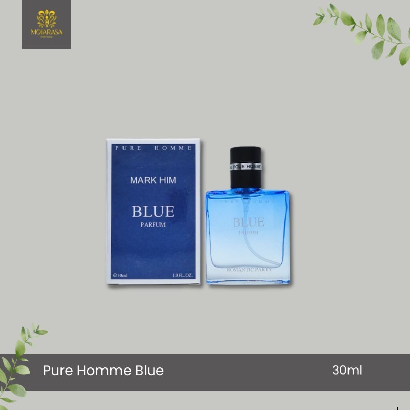 Jual Pure Homme Blue Parfum Pria EDP Aroma Segar Citrus dan Herbal 30ml ...