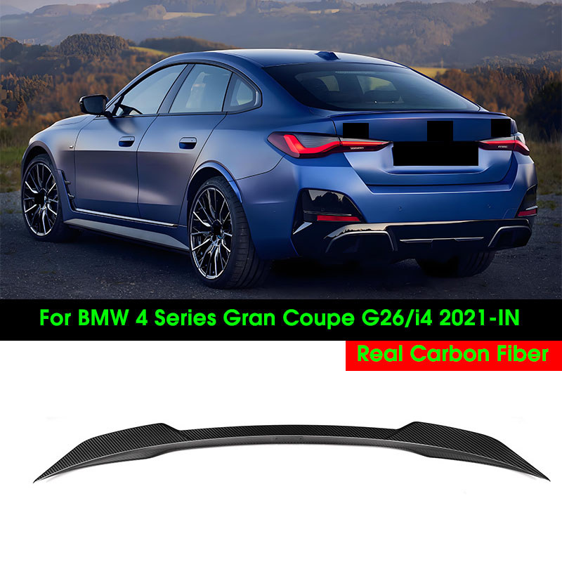Jual Rear Trunk Spoiler Wings Real Dry Carbon Fiber Low-Kick Deck Tails ...