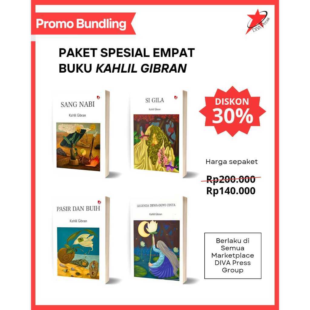 Jual DIVA Press Paket Spesial Buku Kahlil Gibran | Shopee Indonesia