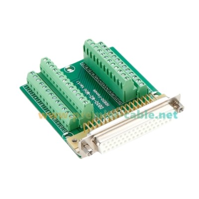 Jual DB50 Male Connector to Terminal Block D-SUB to 50-pin Port ...