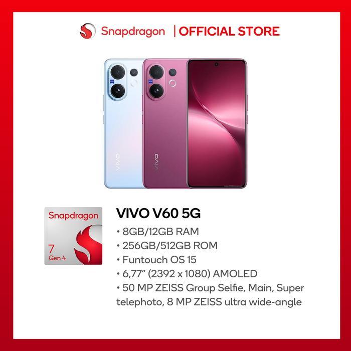 Jual VIVO V60 5G 12GB - 512GB Snapdragon 7 Gen 4 - VIVO AI | Shopee ...