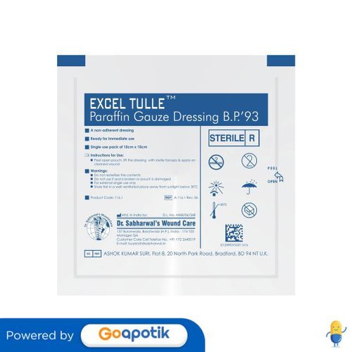 Jual Excel Tulle Paraffin Gauze Dressing 10 Cm X 10 Cm | Shopee Indonesia