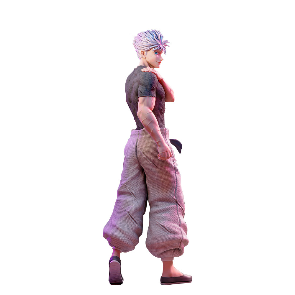 Jual 17.5CM Gojo SATORU figures JJK series Standing pose action figure ...