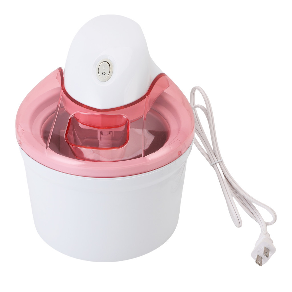 Jual TB 1200ml Automatic Ice Cream Machine Freezing Yogurt Maker for Home Kitchen Pinkish White ...