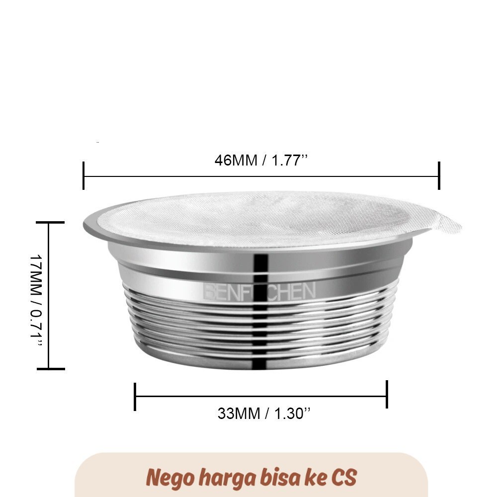 Jual LL For lavazza a modo mio Machine Reusable Coffee capsule with ...