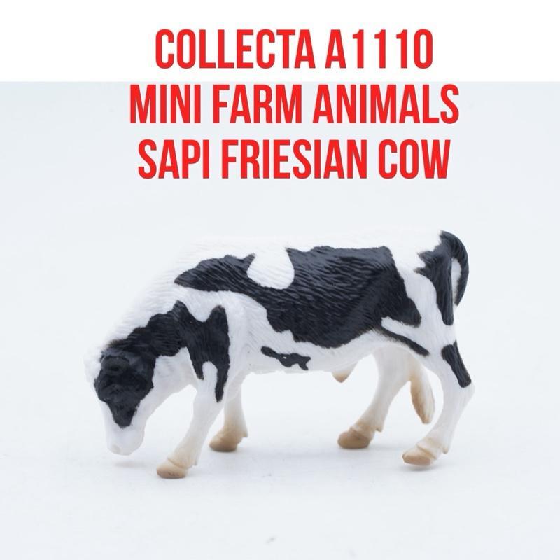 Jual Collecta A1110 Mini Farm Animals | Friesian Bull Cow Holstein Sapi ...