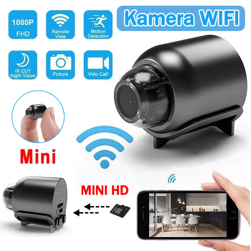 Jual X5 Kamera CCTV Mini Kamera Keamanan WIFI Kamera Mini HD 1080p CCTV ...