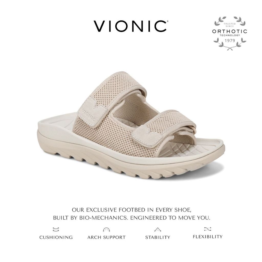 Jual Vionic Hope Rx Parchment Gold Sandal Wanita | Shopee Indonesia