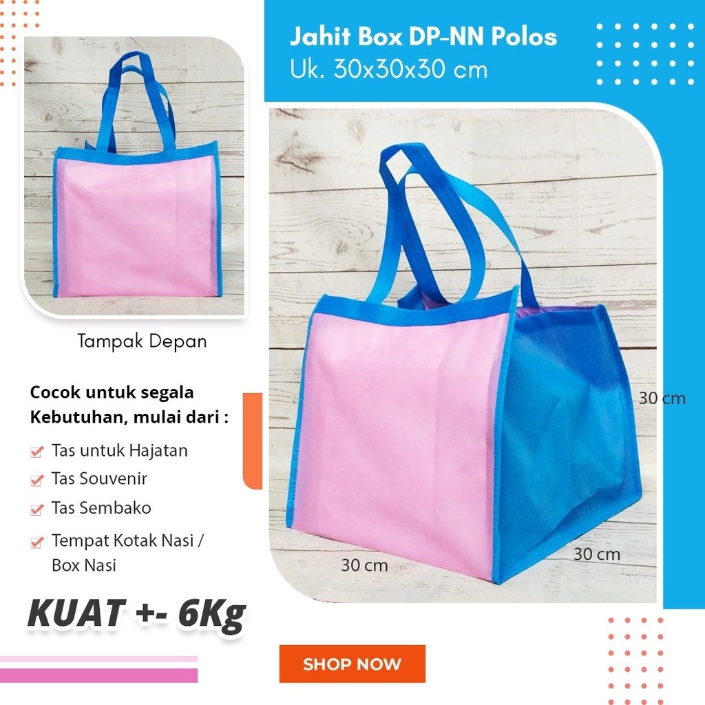 Jual Tas Kotak Hajatan Tas Tasyakuran Tas Kotak Nasi 29x29 Tas Hantaran ...