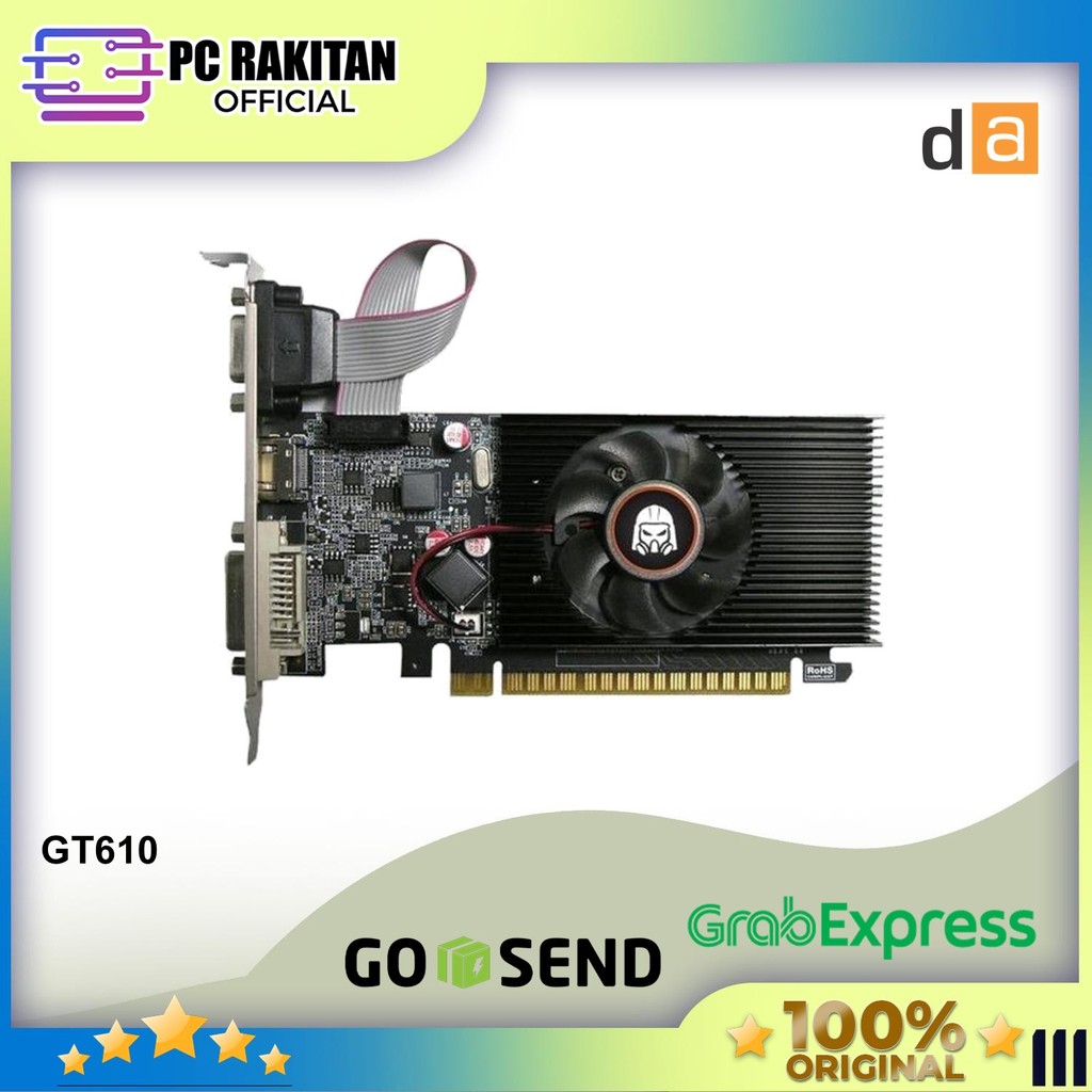 Jual DIGITAL ALLIANCE VGA GT610 2GB DDR3 64BIT 2Y | Shopee Indonesia