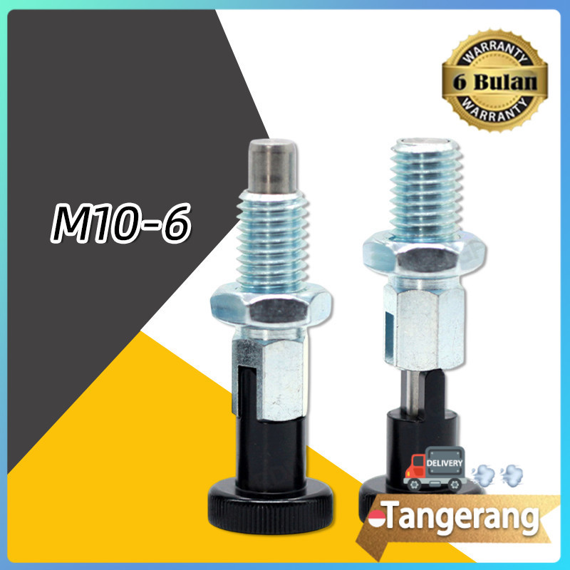 Jual Self Locking Index Plunger Pin M10 Stainless Steel | Shopee Indonesia