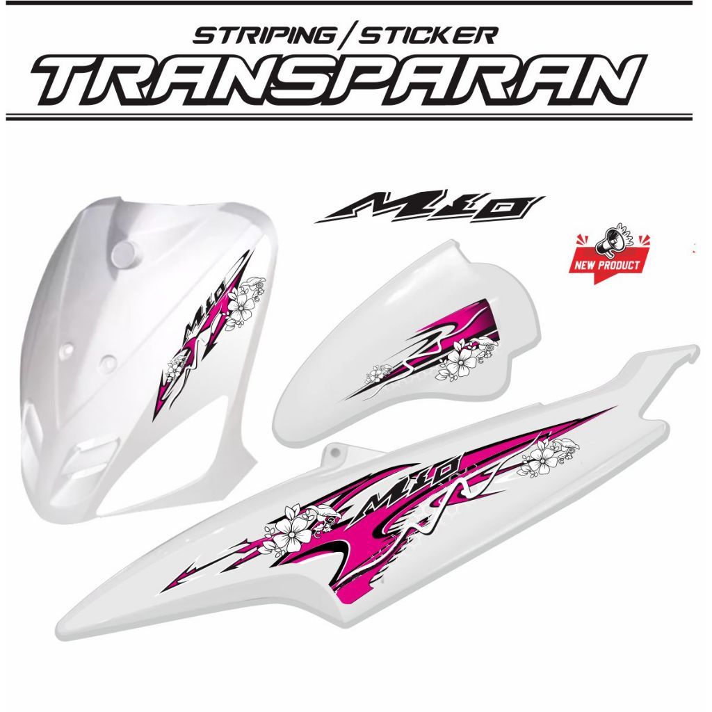 Jual STIKER VARIASI TRANSPARAN UV VARIASI BAHAN BENING MIO OLD MIO ...