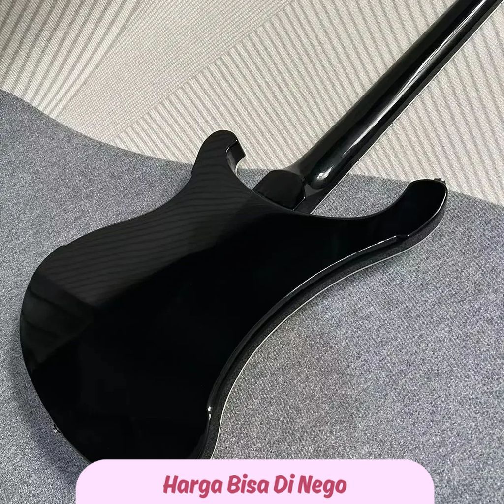 Jual TTS Ric bac 4003 Bass Guitar, Black Color, Basswood Body, Rosewood ...