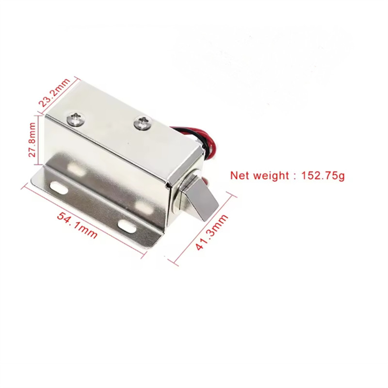 Jual A45U Small Electromagnetic Lock DC12V 06A Electronic Lock Electric ...