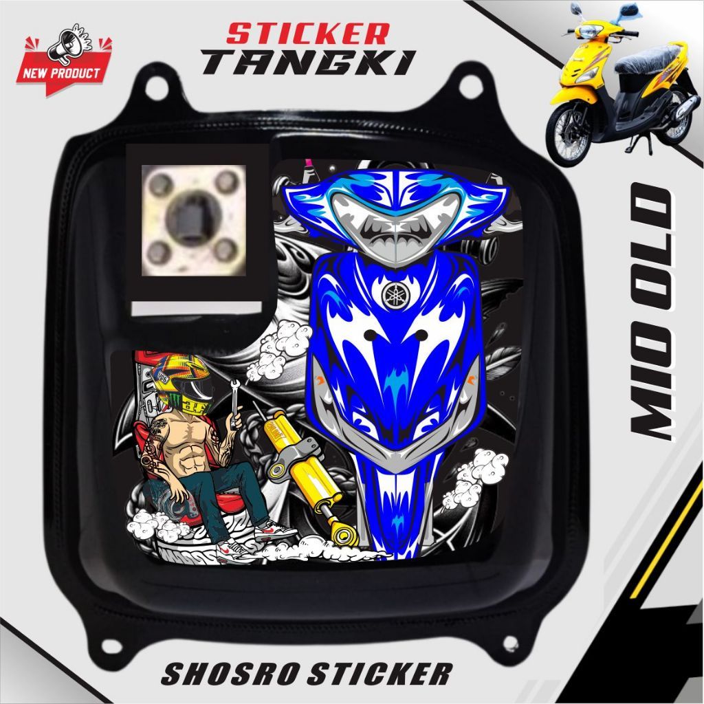 Jual VARIASI STICKER DECAL TANGKI MIO / STICKER VINYL TANGKI MIO SPORTY ...