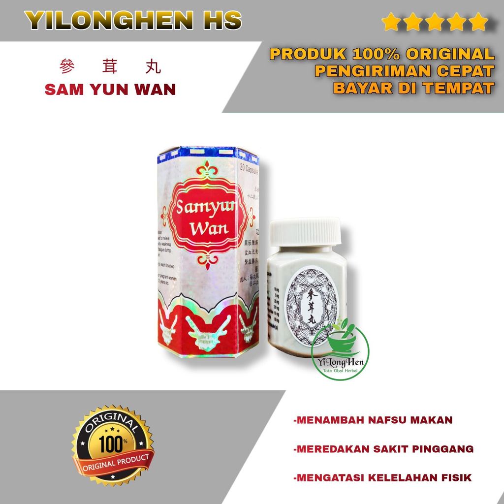 Jual Sam Yun Wan Original Kilat Silver Obat Penambah Nafsu Makan Samyun ...